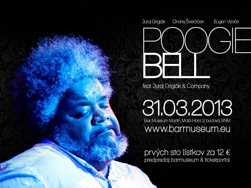 Turiec Online - Svetoznámy Poogie Bell vystúpi v Martine